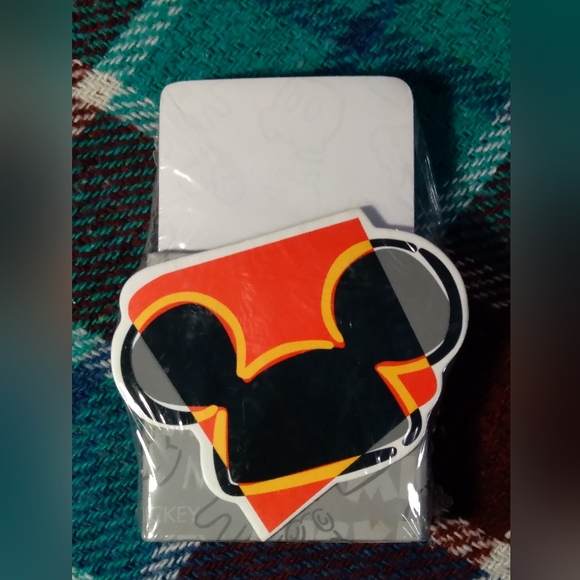 Disney | Office | Mickey Mouse Memo Pad Holder With Memo Pad Paper ...